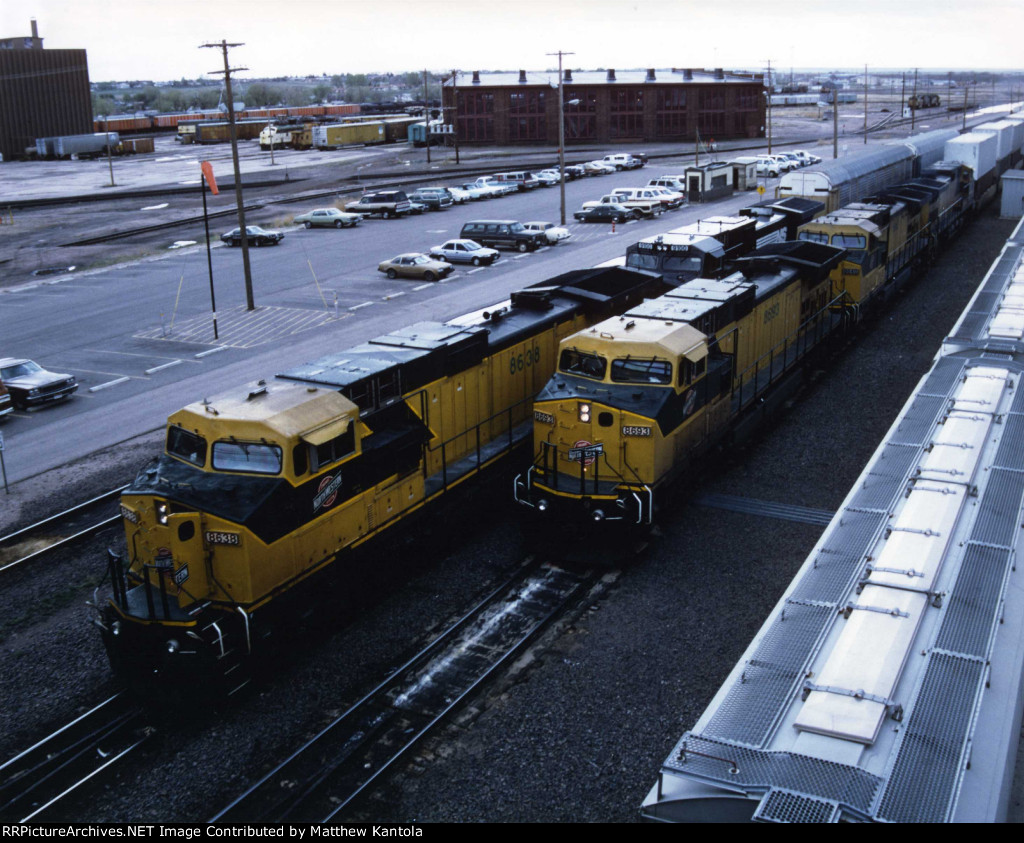 CNW Trains waiting to go